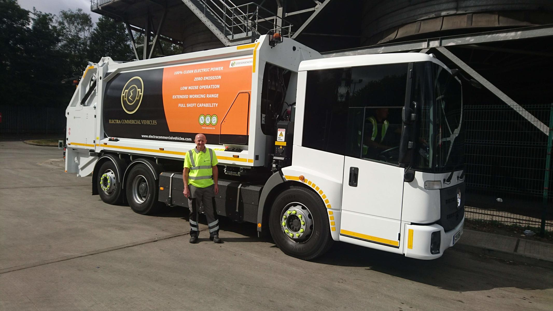 Veolia to trial electric Refuse Collection Vehicles | Veolia UK
